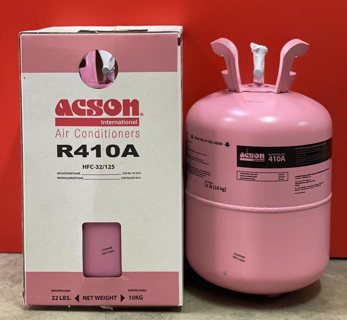 ACSON Refrigerant Gas R410 10kg/cylinder - Lian Ho Air Cond