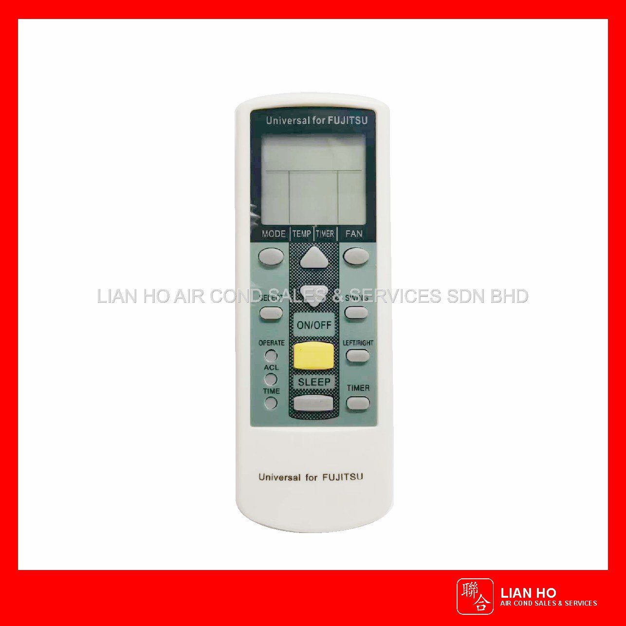 Remote Control - FUJITSU - Lian Ho Air Cond